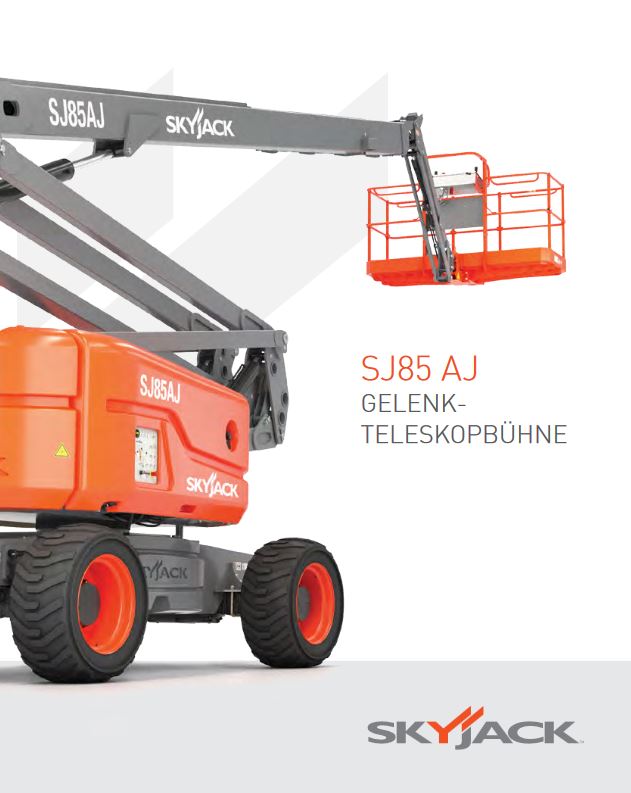SJ85 AJ (BROSCHÜRE) | Skyjack