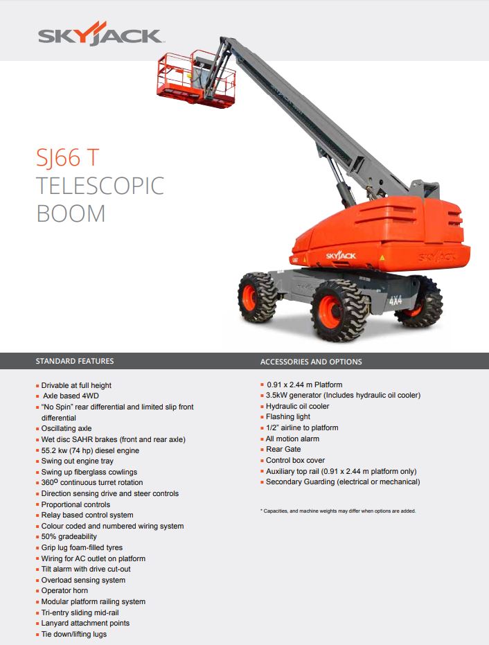 SJ66 T | Skyjack