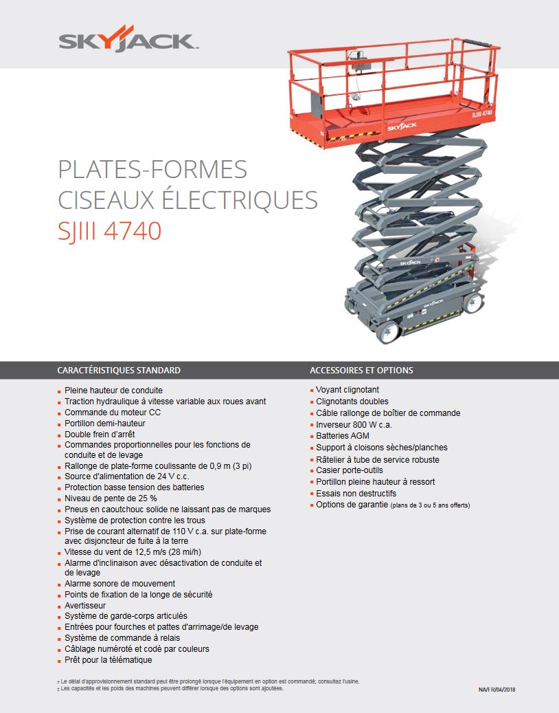 SJIII 4740 | Skyjack