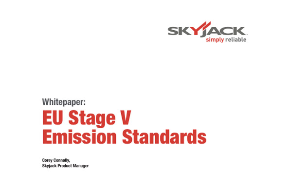 EU Stage V Emission Standards | Skyjack